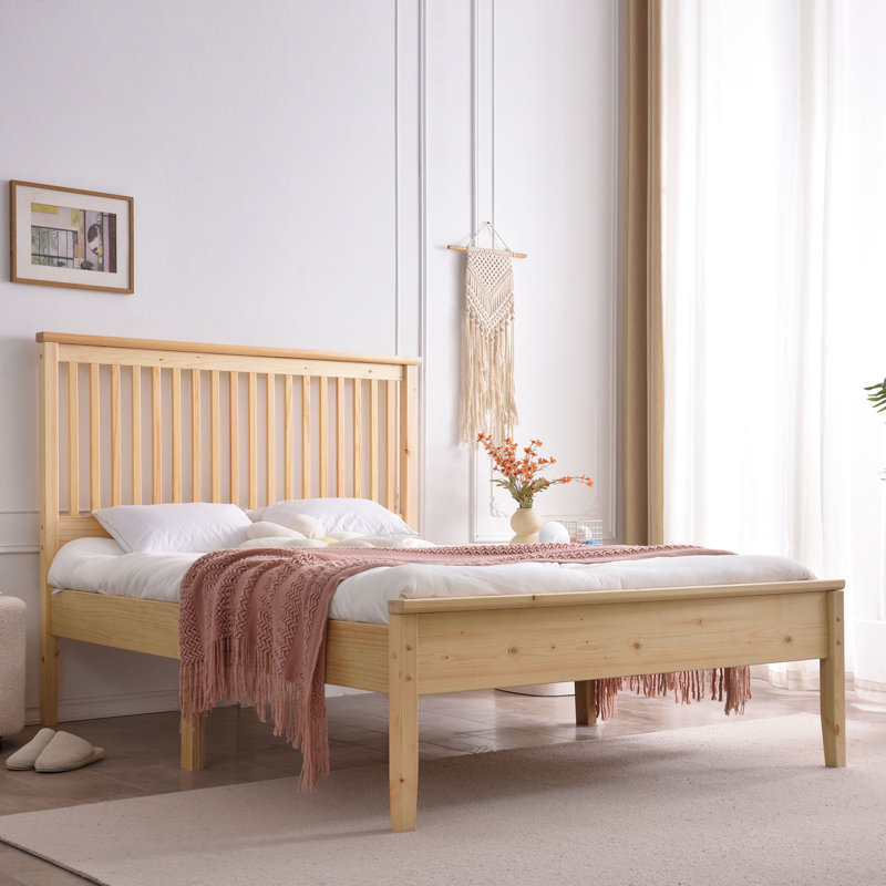 Canora Grey Hibbing Solid Wood Platform Bed Reviews Wayfair